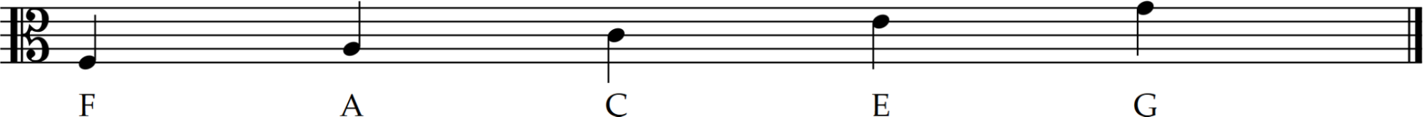 The basics of alto clef notes and notation | Skoove