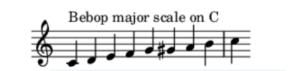 Bebop scales and how to use them?