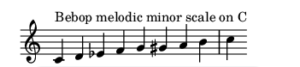 Bebop scales and how to use them?